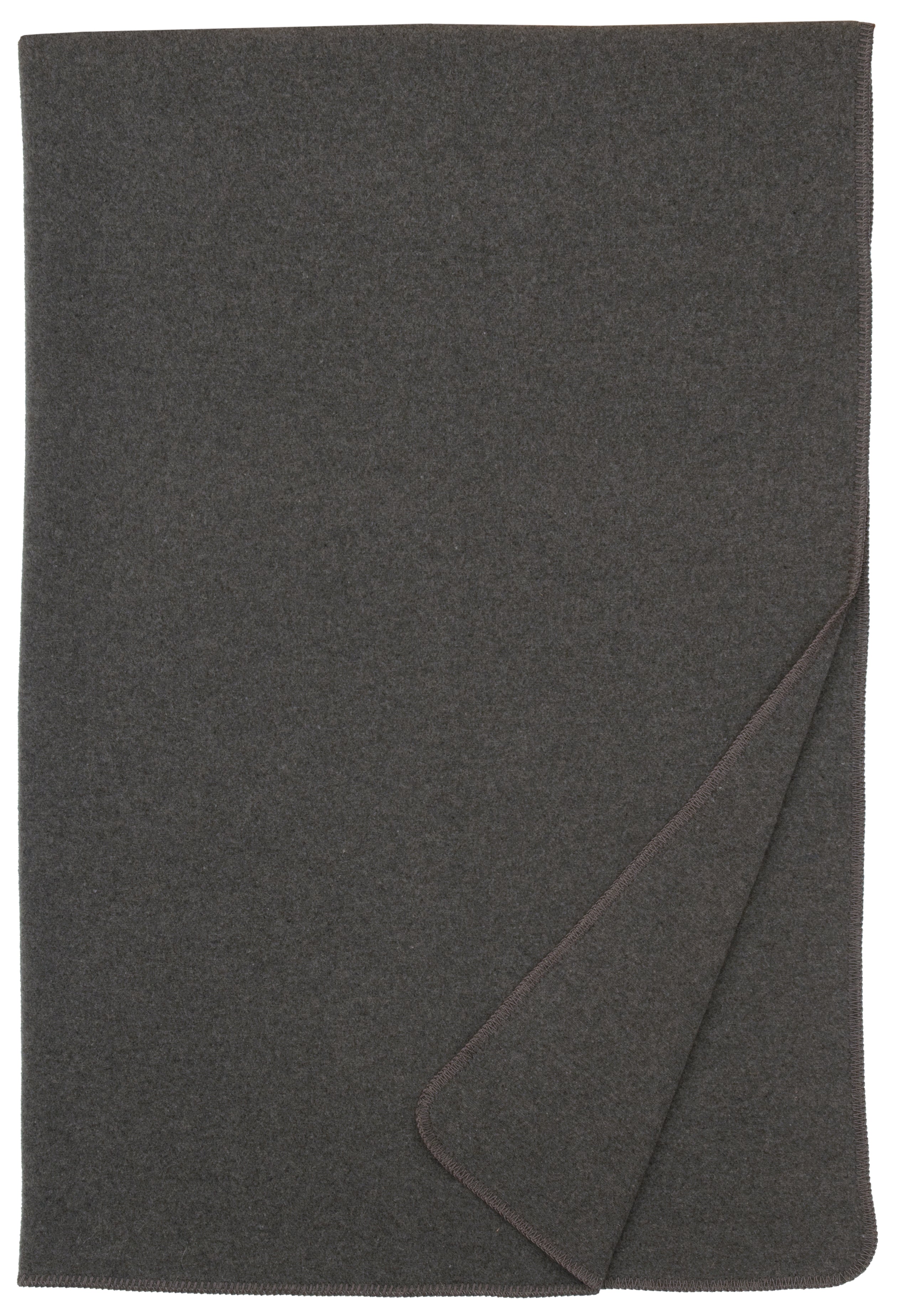 Solid Greystone Wool Blend Throw Blanket – Inspired by the Outdoors