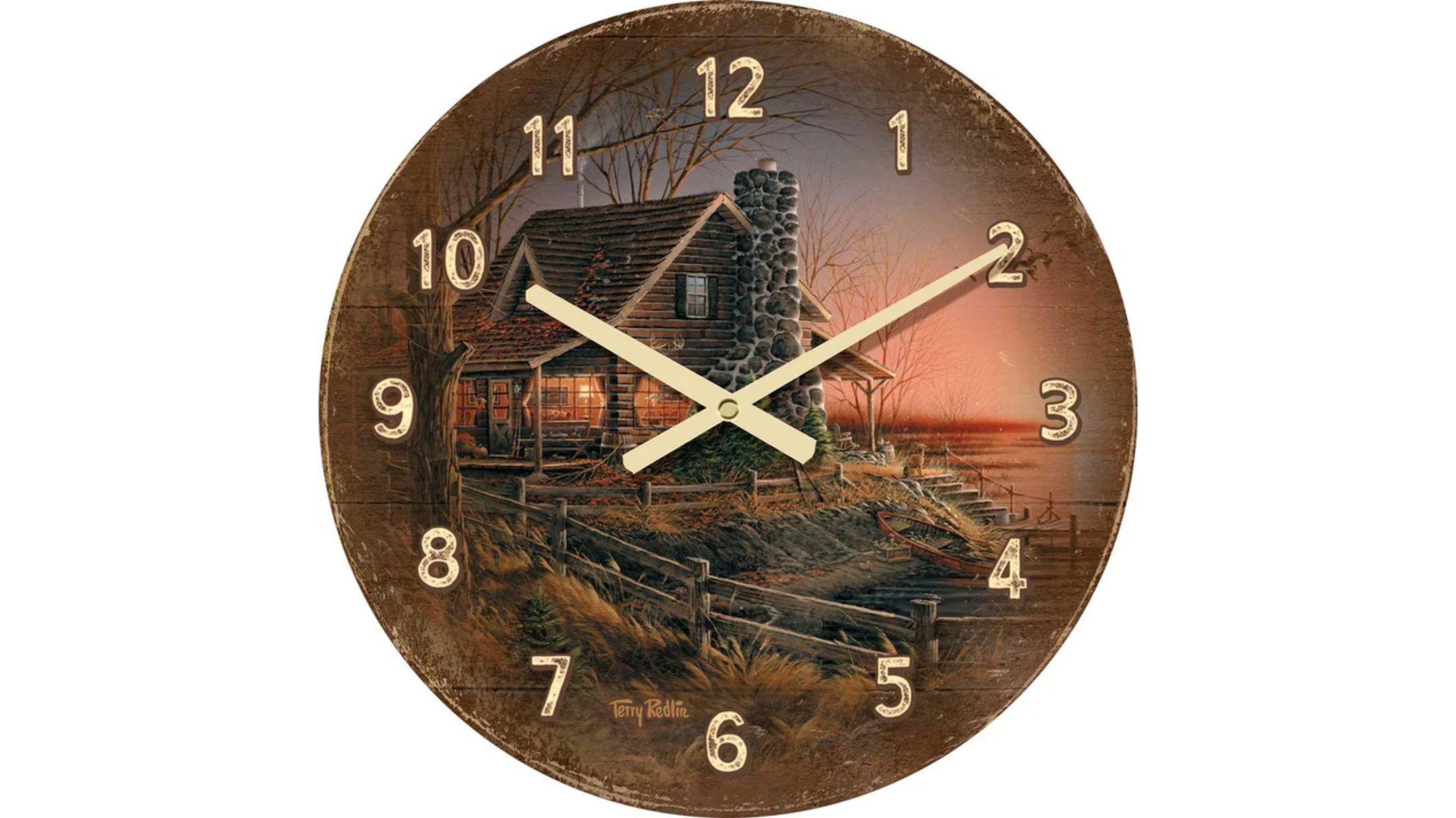 Rustic Wall Clocks - Southwest, Wildlife, Western, Barn Wood – Inspired ...
