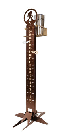 Bigfoot Design Metal Lawn Scoreboard - Horseshoes, Corn Hole, Ring Toss ...