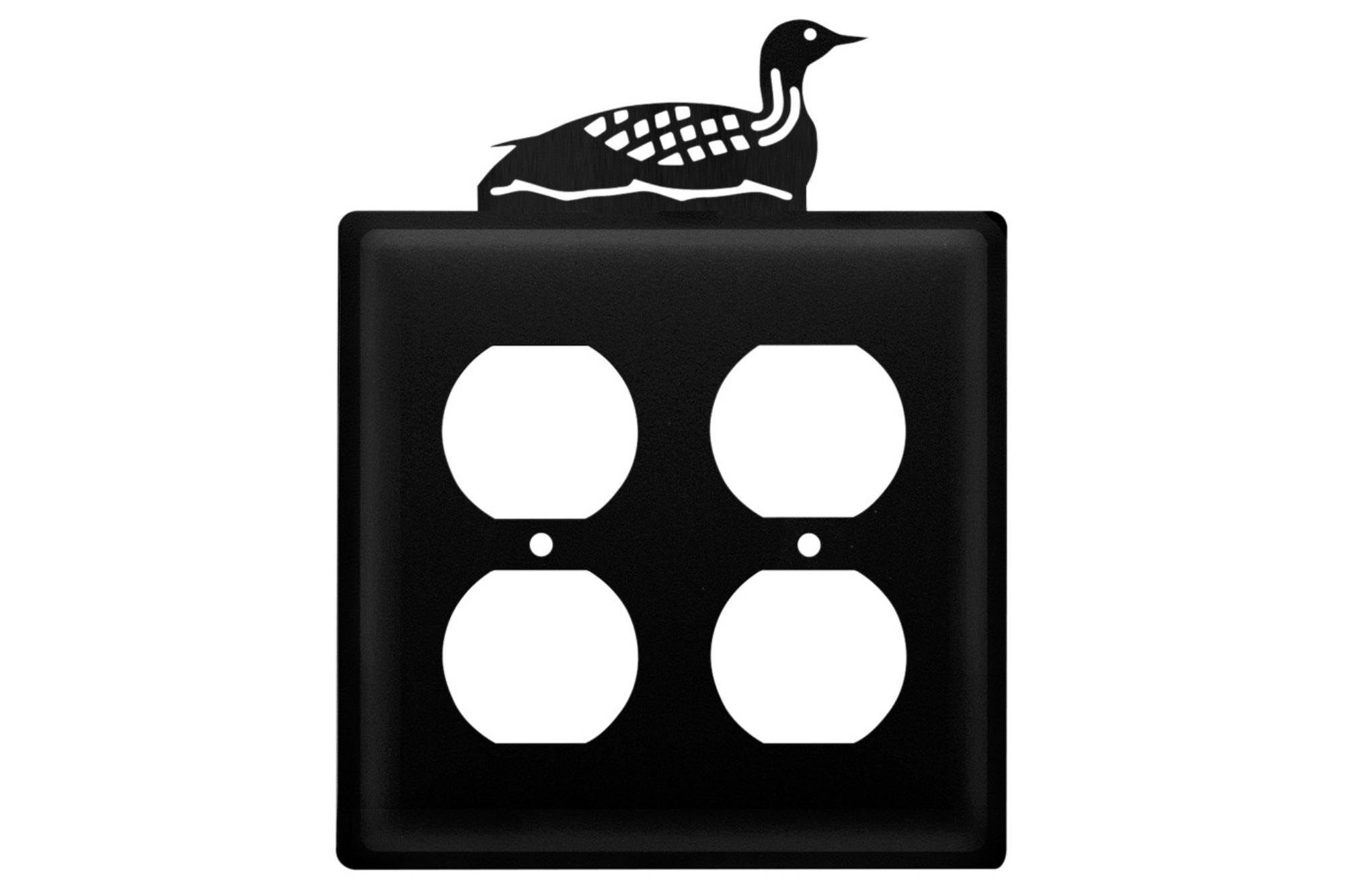 Loon Double Toggle Wrought Iron Switch Plate Cover – Inspired by the ...