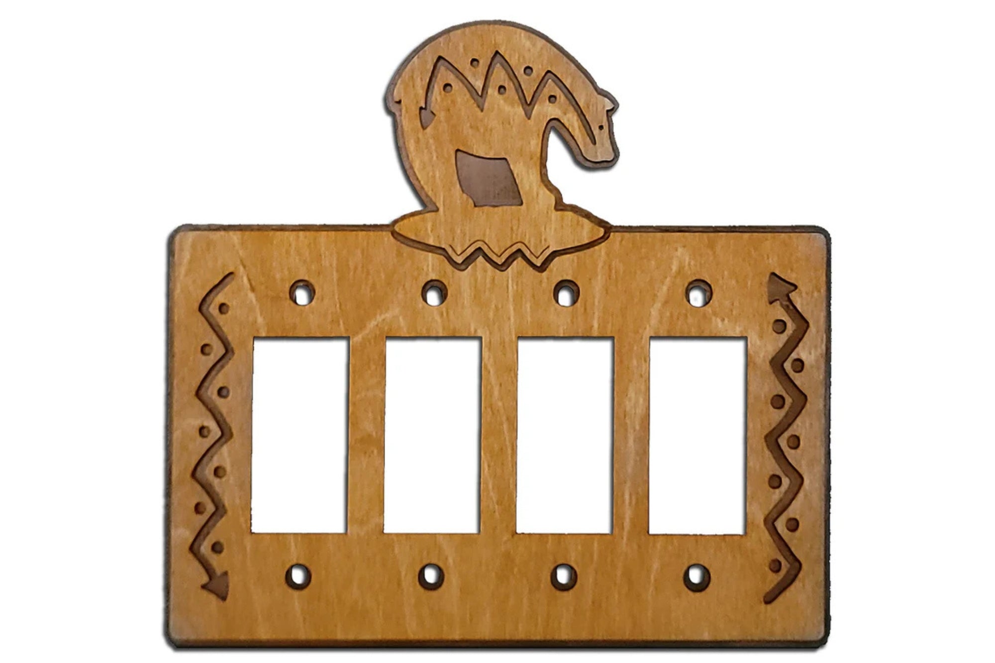 Fetish Bear Wood & Metal Quad Rocker Switch Plate Cover – Inspired by ...