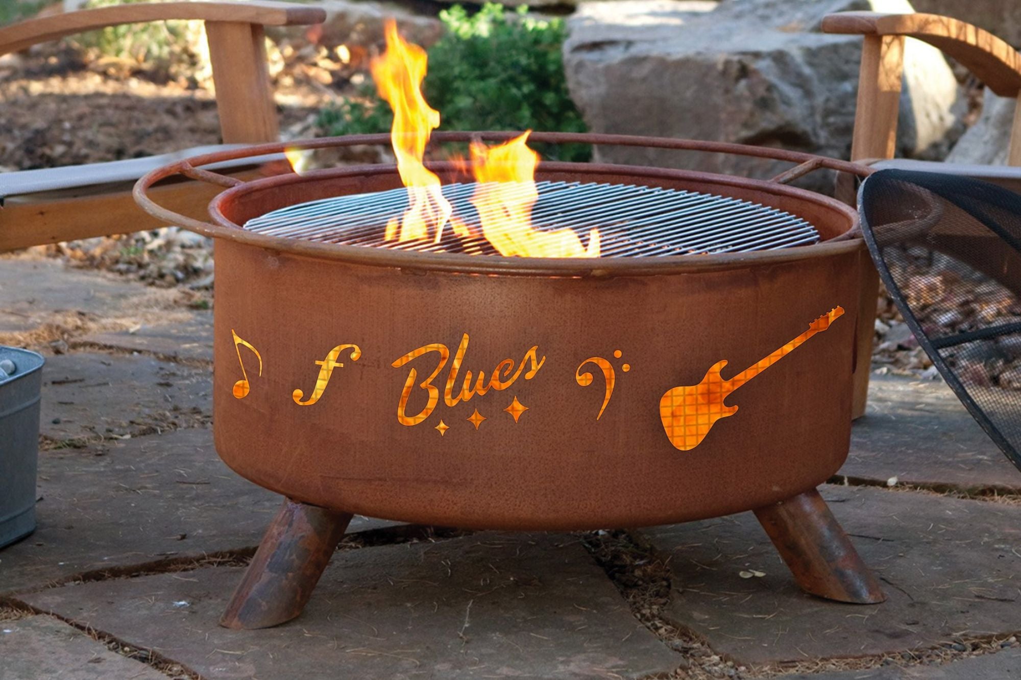 Patina Products Music City Outdoor Fire Pit – Inspired by the Outdoors