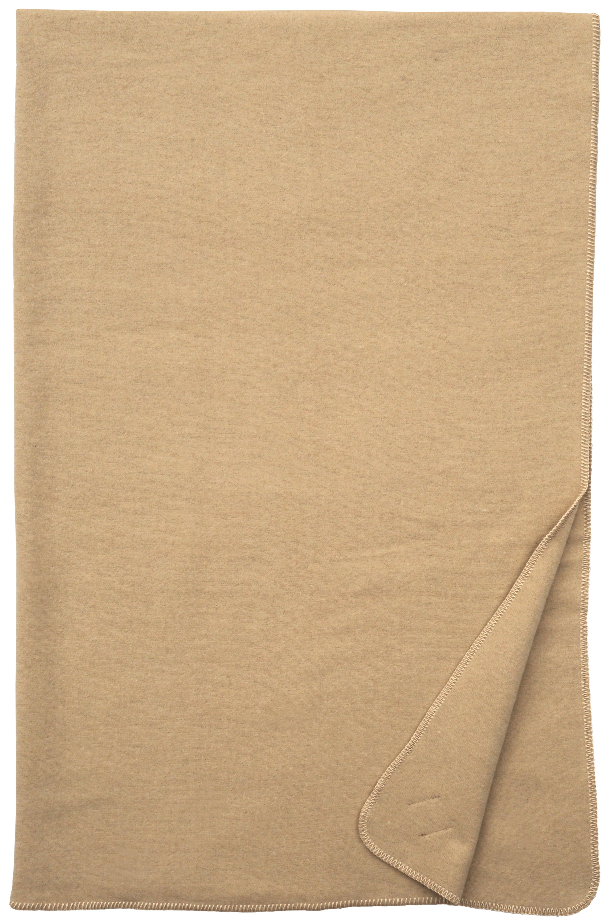 Solid Creme Color Wool Blend Throw Blanket – Inspired by the Outdoors