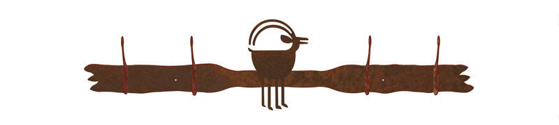 Ram Goat Design 4 Hook Wall Coat Rack – Inspired by the Outdoors