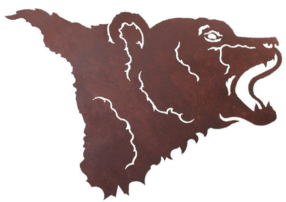 Bear Head 30 Inch Metal Wall Art – Inspired by the Outdoors