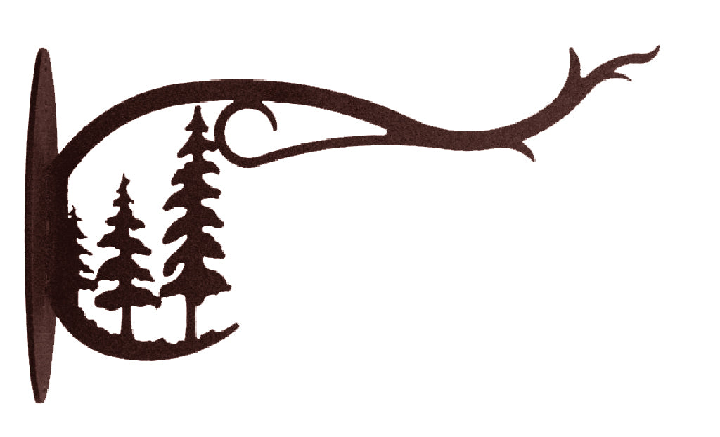Pine Tree Design Metal Plant Hanger – Inspired by the Outdoors