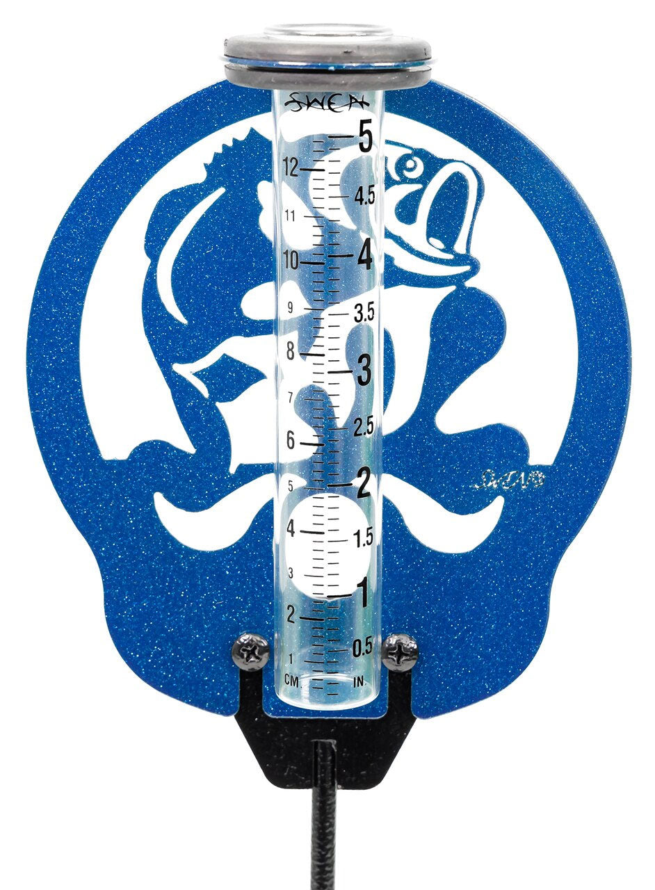 Bass Fish Rain Gauge – Inspired by the Outdoors